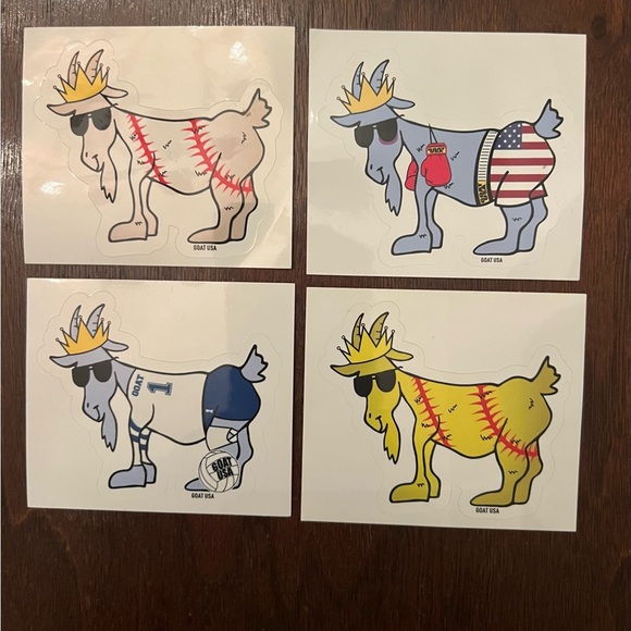 GOAT USA | Other | Goat Usa Sticker Set | Poshmark